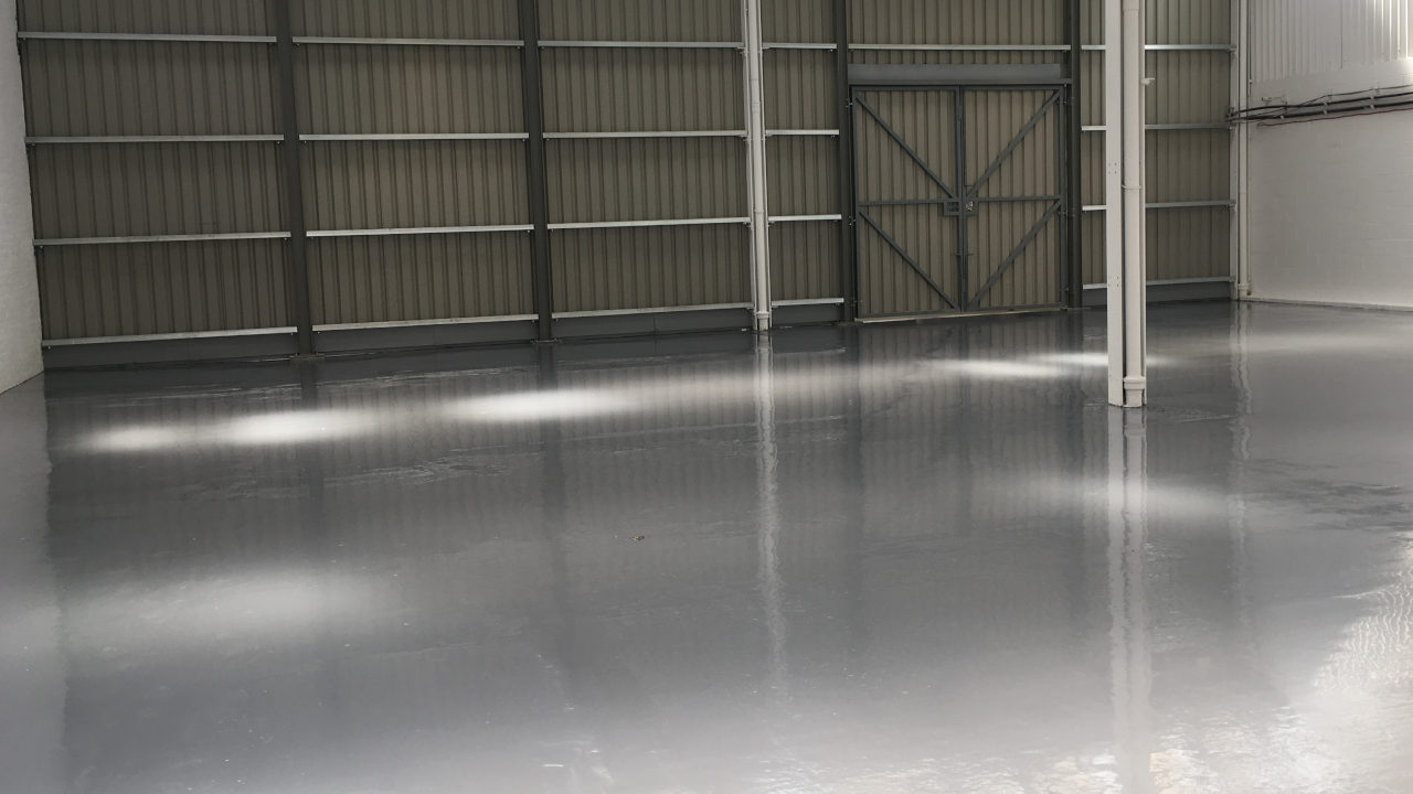 Warehouse Floor – HB Epoxy Resin – Hampshire Resin Driveway UK